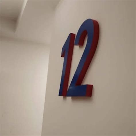 Acrylic Graphics Led Number Light Sign For Advertising 5v At ₹ 1000