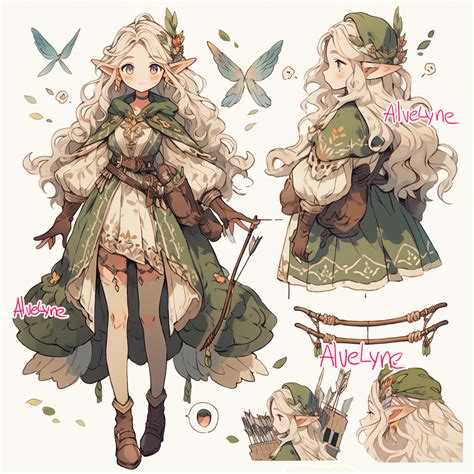 Fantasy Elf Adoptableopen By Aivelyne On Deviantart