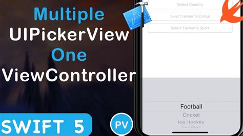 Multiple Uipickerview In One Viewcontroller Xcode 11 Swift 5 Youtube