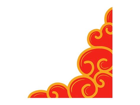 Premium Vector Chinese Corner Border Background Illustration
