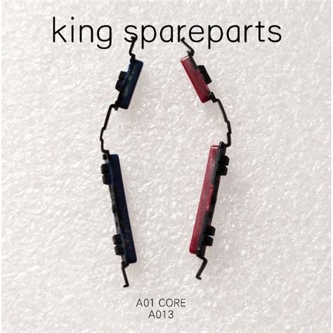 Tombol ปุ่มเปิดปิดเสียง ด้านนอก แบบยาง สําหรับ Samsung Galaxy A01 Core A013 Shopee Thailand