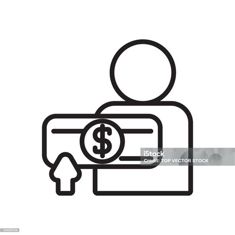 Vecteur Dicône Salaire Isolé Sur Fond Blanc Signe De Salaire Vecteurs