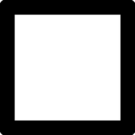 Square Outline Vector SVG Icon SVG Repo