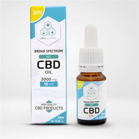 Huile CBD 30 Broad Spectrum MCT CBD Alchemy