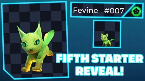 The Fifth Starter Reveal Fevine Loomian Legacy Youtube