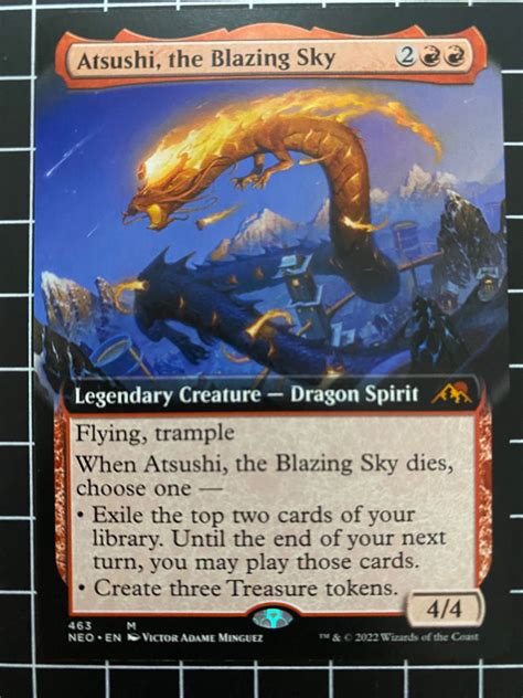 Mtg シングル Atsushi The Blazing Sky 燃え立つ空、軋賜 神河：輝ける世界 メルカリ