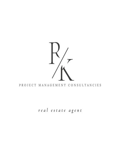 Black White Elegant Monogram Initial Name Logo Pdf