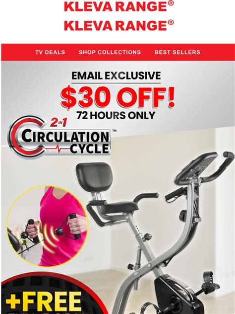 Kleva Range Offer Extended 48hrs Left To Get 50 Off Our Circulation Cycle Milled