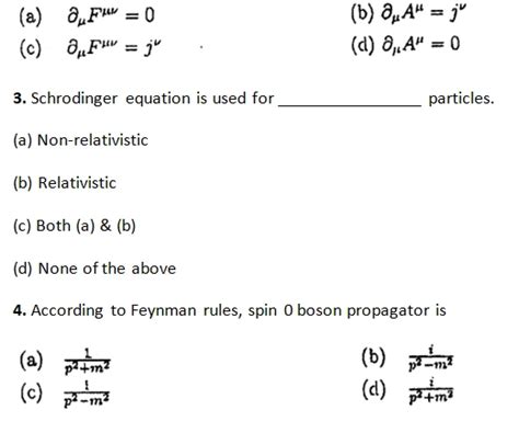 Particle Physics Past Papers T Tutorials