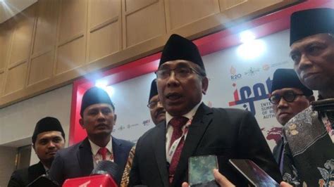 Gus Yahya Bantah Pernyataan Gus Nadir Soal Anggapan PBNU Dukung Prabowo Gibran TribunNews