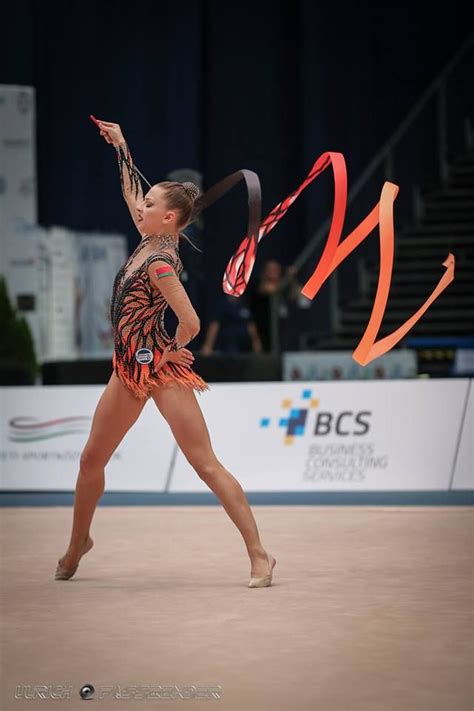 Melitina Staniouta Belarus Won Silver In All Around At World Cup