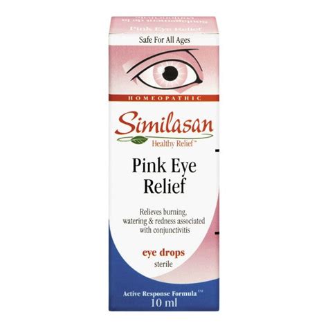 Similasan Pink Eye Relief Homeopathic Sterile Eye Drops Mcknights