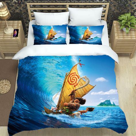 Moana Bedding Set Pattern Quilt Cover Without Filler Ebuycosuk