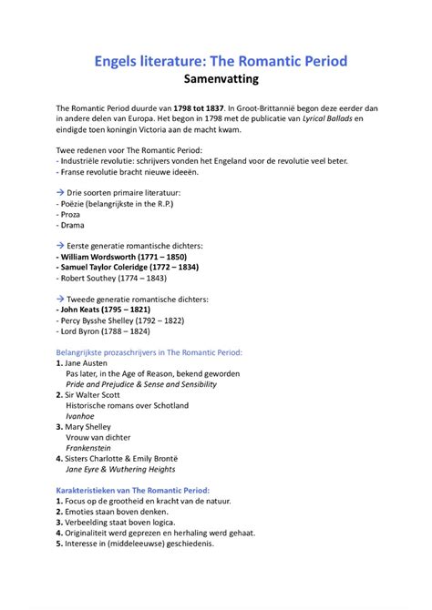 Engels Samenvatting Literatuur Vakdidactiek Engels Radboud Universiteit Studeersnel