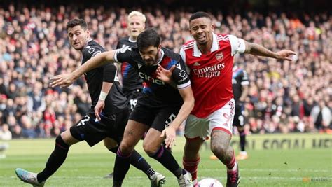 Saka Double Against Palace Sends Arsenal Eight Points Clear Cna