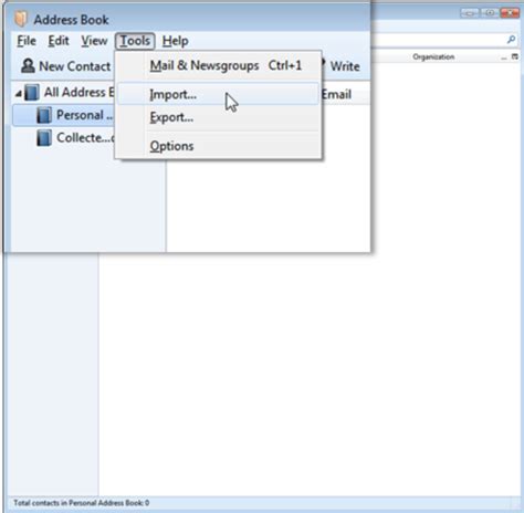 Import Vcf To Thunderbird Address Book With Complete Solution