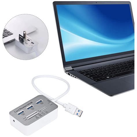 Usmixi USB Card Reader High Speed Card Reader Hub USB Splitter