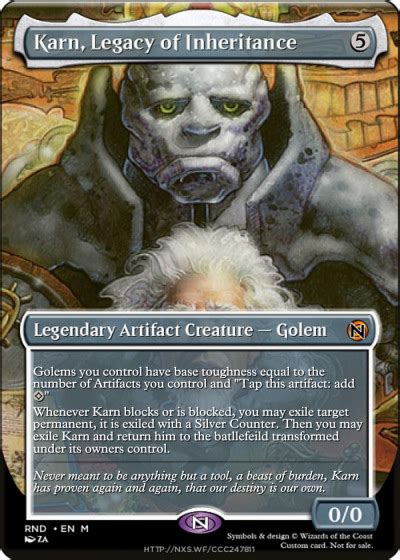 Mtgnexus Karn Legacy Of Inheritance