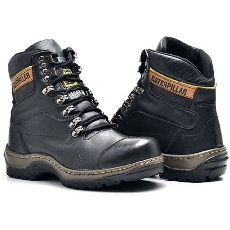 Bota Botina Caterpillar Em Couro Legítimo Adventure á Pronta Entrega