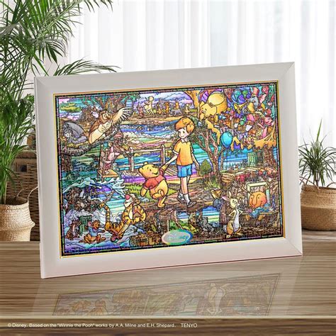 Tenyo Dsg500 628 Jigsaw Puzzle Disney Winnie The Pooh Story Stained Ar