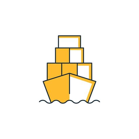 Container Ship Icon 40735395 Vector Art At Vecteezy