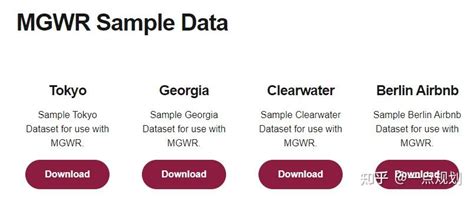ArcGIS与地理加权回归GWR二以及MGWR软件下载 知乎