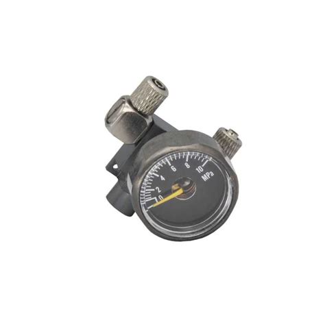 Hydraulic Pressure Relief Valve With Overflow And Pressure Gauge