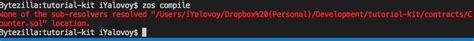 zos compile would fail with empty build directory · issue 952