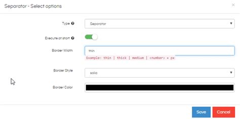 Adding A Separator In A Dashboard Helical Insight