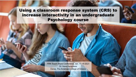 Using Classroom Response Systems To Increase Interactivity In An Undergraduate Psychology Course