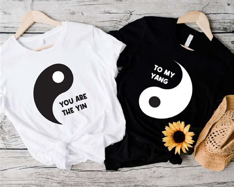 Yin Yang Couple Shirtyou Are The Yin To My Yang Shirtcouples Etsy
