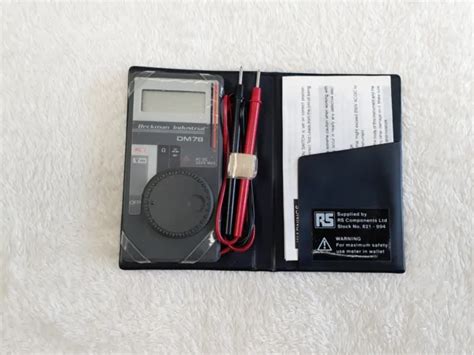 Beckman Industrial Circuitmate Multimetro Digitale Compatto Modello