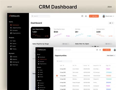 Crm Dashboard Design Behance