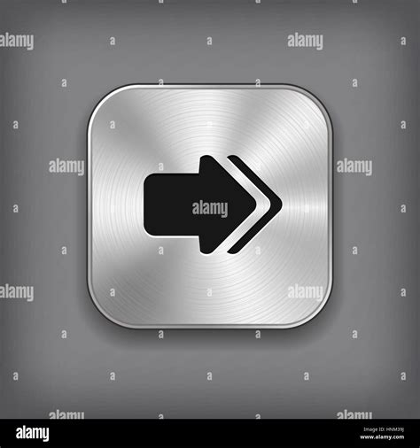 Arrow Button Icon Hi Res Stock Photography And Images Alamy