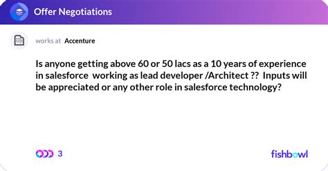 Is Anyone Getting Above 60 Or 50 Lacs As A 10 Year Fishbowl