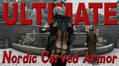 Skyrim Ultimate Nordic Carved Armor PC Xbox CBBE 3BA Bodyslide