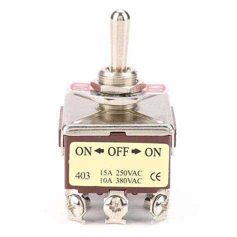 4pdt 3 Position Toggle Switch 12 Pin On Off On Mini Terminal Toggle