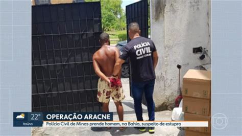 Vídeo Homem é Preso Suspeito De Estupro Mg1 G1