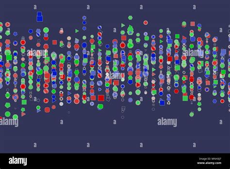 Abstract Geometric Mixed Pattern Colorful And Artistic For Graphic Design Catalog Textile Or