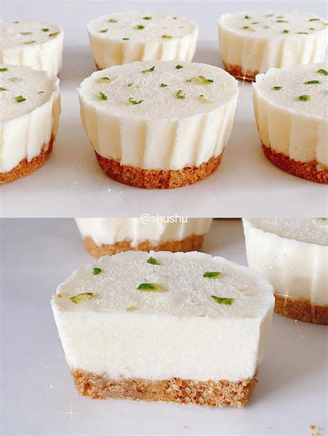 【免烤箱 青柠芝士蛋糕🍰的做法步骤图】吃货番茄君 下厨房