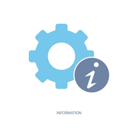 Information Concept Line Icon Simple Element Illustration Information Concept Outline Symbol