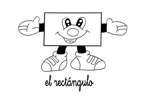 Rectangulo1 Shape Coloring Pages Printable Shapes Coloring Pages