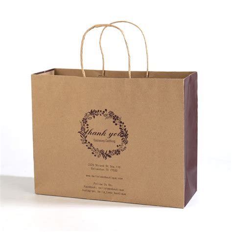 Native Wood Pulp Brown Kraft Paper Bag Kraft Paper Bag Manufacturers