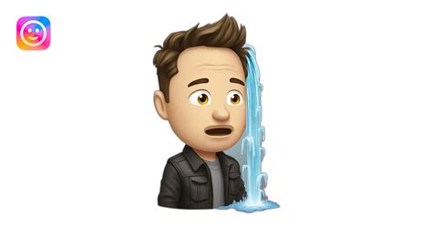 Elon Musk Crying Waterfalls Emoji Ai Emoji Generator