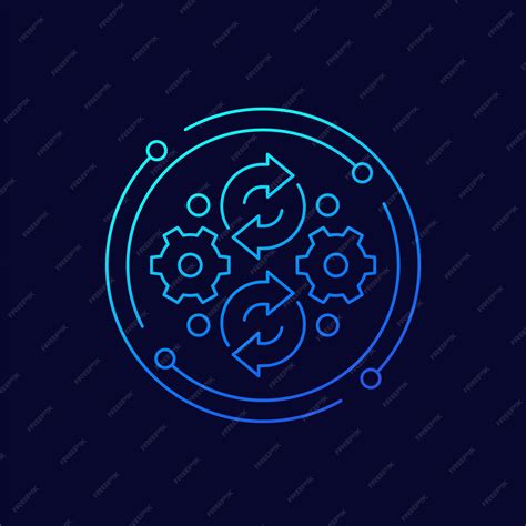 Premium Vector Iteration Iterative Process Icon Linear Design