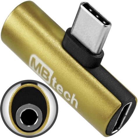 Adaptador Tipo C Fone De Ouvido Carregador P Usb C Em Mbtech Cabos E Adaptadores De