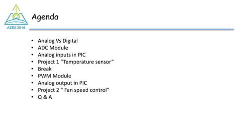 Analog Io In Pic16f877a Ppt