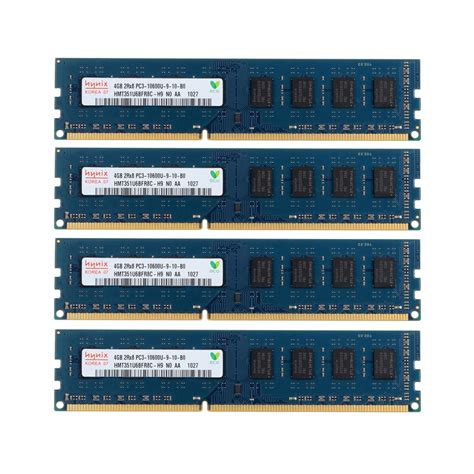 8g 16g Hynix 4gb Ddr3 1333mhz 2rx8 Pc3 10600u 240pin Dimm Desktop