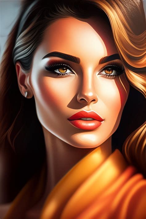 Realistic Comic Girl