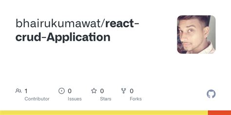 Github Bhairukumawatreact Crud Application